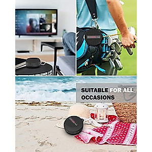 Inwa Portable Bluetooth Speaker, Bike Speaker with Speed Display, Wireless Speaker with 480 Mins Super Long of Playtime. Decent Sound, Compact Size and Loudness for Riding, Hiking, Showering, Golfing