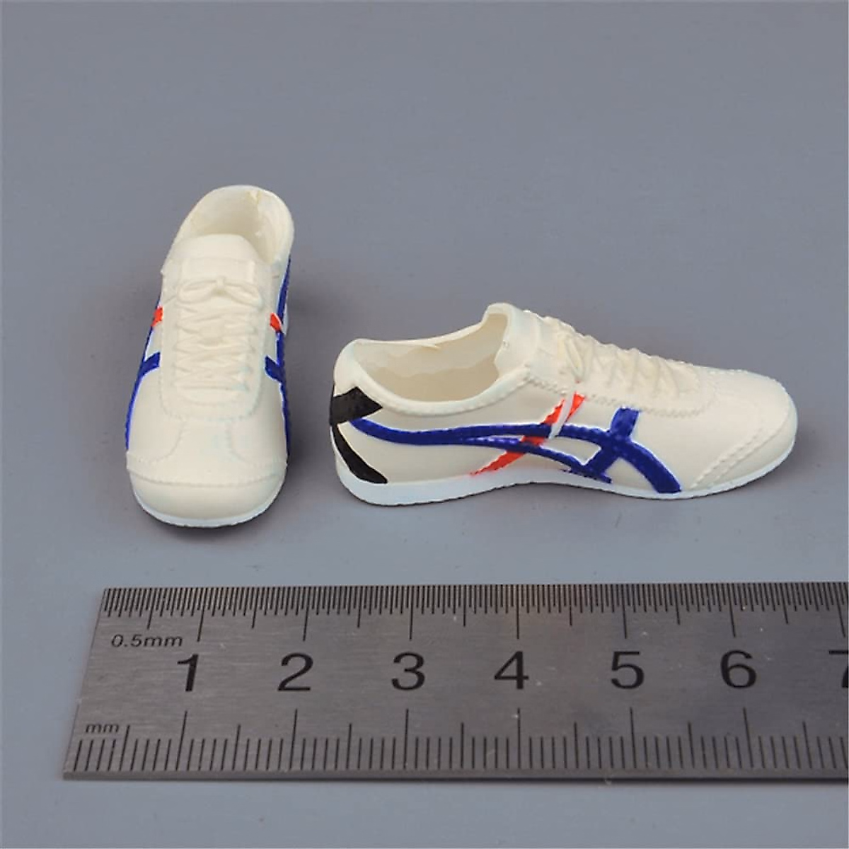 HiPlay 1/6 Scale Figure Shoes, Sneakers, Boots, Leather Shoes for 12 inch Male Action Figure Phicen/TBLeague ACC037(White)