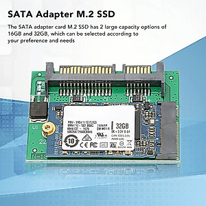 Adapter M.2 SSD, Large Capacity M.2 SSD Portable Compact 2 in 1 Plug and Play for Office for Home (32GB)