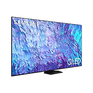 SAMSUNG QN50Q80CAFXZA 50 Inch 4K QLED Direct Full Array with Dolby Smart TV with a 3S-4KHD2-2.5M III Series 4K HDMI 2.5m Cable (2023)