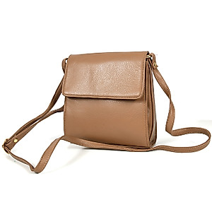 Leather Crossbody Purse for Kids Women Leather Roomy Bag by Aaron Leather Goods (Juárez)