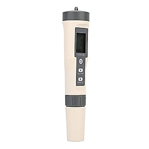 Water Quality Tester, Temp PH Meter ABS Backlight Portable Auto Calibration for Planting