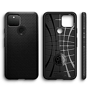 Spigen Liquid Air Armor Designed for Pixel 5 Case (2020) - Matte Black