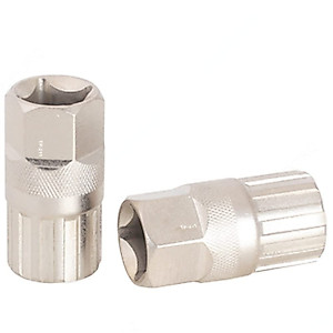 JLEivvi 1 Pcs Bicycle Freewheel Remover, Mountain Bicycle Lockring Removal Tool Lengthen Sleeve for 6,7,8,9,10,11Speed Freewheel