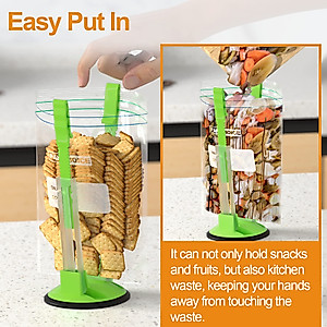 Ziplock Bag Storage Organizer For Kitchen Drawer, Upgraded Bamboo Food Storage Bag Holder For Gallon, Quart, Sandwich, Snack & Variety Size Bags