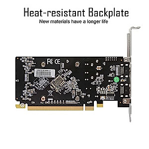 SAPLOS Radeon HD 6570 Graphics Card, Dual HDMI, 1G GDDR3 64-bit, Video Cards PC, Low Profile, Computer GPU, PCI Express x 16, 60W Low Power, Plug & Play, Single Fan Air Cooling
