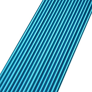 AMEYXGS 30Inch Archery Aluminum Arrow Shaft Spine 500 DIY Hunting Arrow Shaft for Compound Bow Recurve Bow Hunting Target Shooting (blue, 12pcs)