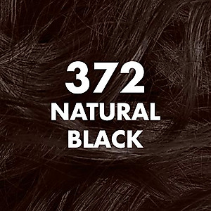 SoftSheen-Carson Dark and Lovely Fade Resist Rich Conditioning Hair Color, Permanent Hair Color, Up To 100 percent Gray Coverage, Brilliant Shine with Argan Oil and Vitamin E, Natural Black