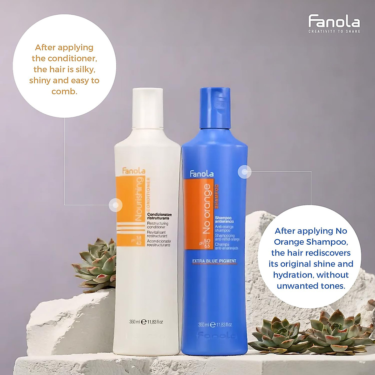 Fanola No Orange and Conditioner Package (350 ml)