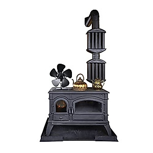 Fireplace Fan 5 Wood Stove Fan Silent Heat Powered Eco Fan for Log Burner Home Fireplace Fan for Gas Stoves Heating Fan