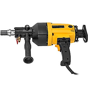 Happybuy Diamond Core Drill, 2180W 6"/160 mm, 1600RPM Variable Speed Core Drill Rig with Portable Case, Handheld Drilling Machine for Hard Stone, Concrete, Marble, Granite, Brick