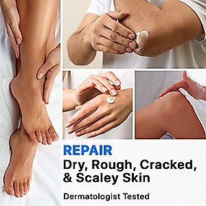 Ebanel Urea Cream 40% plus Salicylic Acid 2%, Foot Cream for Dry Cracked Heels Feet Knees Elbows Hands, Foot Dead Skin Cuticle Callus Remover Toenail Softener, Keratolytic Skin Barrier Repair Cream