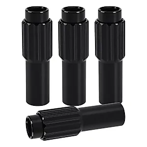 Kigauru 4Pcs Bicycle Cable Adjusters Aluminum Alloy Brake Cable Gear Shift Connector CNC Machining Bike Shifter Cable Adjuster Compatible 4mm / 5mm Derailleur Speed Adjustment Screws