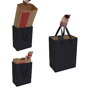 Household Essentials Black Recycler Bag | Reusable Grocery Bin