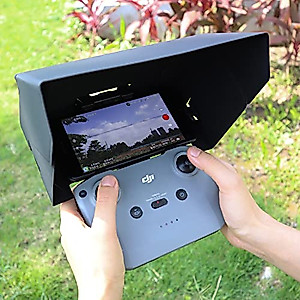 Judunmsk Sun Hood Sunshade for DJI Mini 3 Pro/Mini 2/Air 2/Air 2S,Compatible with 4.7-7.1 inch Phone,Compatible with Mavic Mini3 Pro/Mini 2/Air 2/Air 2S Drone Remote Control Accessories