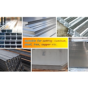 Vafany Electric Drill Plate Cutter,Versatile Metal Shears Drill Attachment Sheet Metal Nibbler Car Maintenance Accurate Double Headed Safe 360 Cutting Head Durable Electric Drill Shear