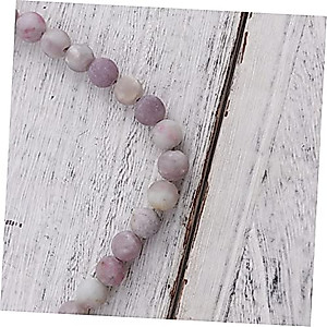 COHEALI 1 String Gemstone Bead Bracelet Loose Gemstones Round Beads Jewelery for Girl Bracelet Making Kit for Girl DIY Accessories Chokers for Jewelry Making Stone Beads Spacer Beads