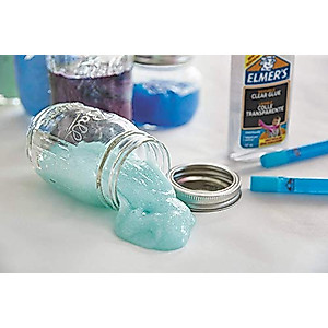 Elmer’s Glue Frosty Slime Kit | with Clear PVA Glue, Glitter Glue Pens & Magical Liquid Activator Solution | 8 Count