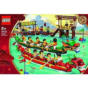 LEGO Dragon Boat Race - Stage Dragon Boat Race and Paddle for Victory!
