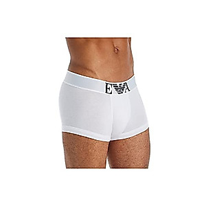 Emporio Armani Men's Essentials Stretch Cotton Trunk 110852 M White