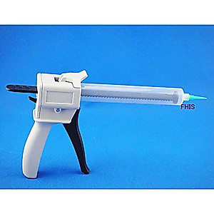 Fhis Dispensing Manually Single Liquid Glue Gun 30cc/55cc Common 1Pcs and Cones 1Pcs and Dispensing Tips 1Pcs (55cc)