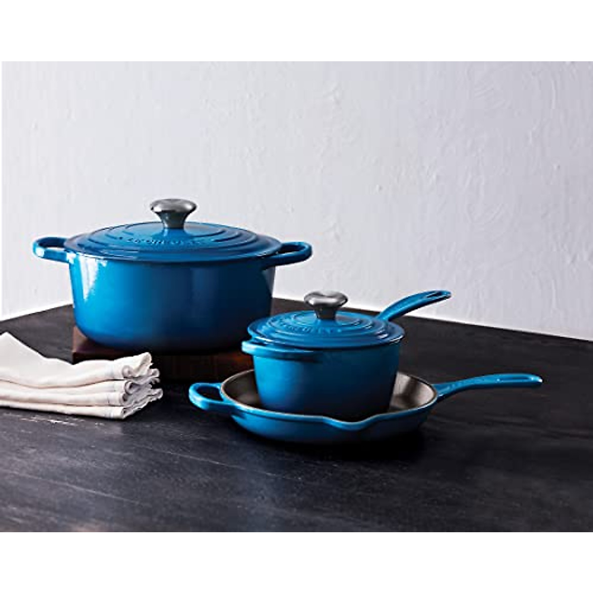 Le Creuset Enameled Cast Iron Signature Cookware Set, 5 pc. , Marseille