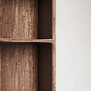 WAHEY Bookcase, 3-Tier Adjustable Open Storage Shelf Display Bookshelf, HOFB001