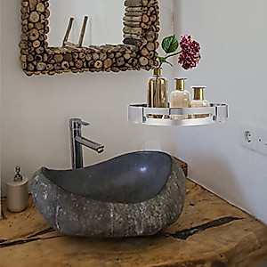 Cabilock Bathtub Shelf Corner Shower Caddy shower wall caddy floating shower shelf hanging shelf bathroom Stainless Steel Wall Bathroom Caddy