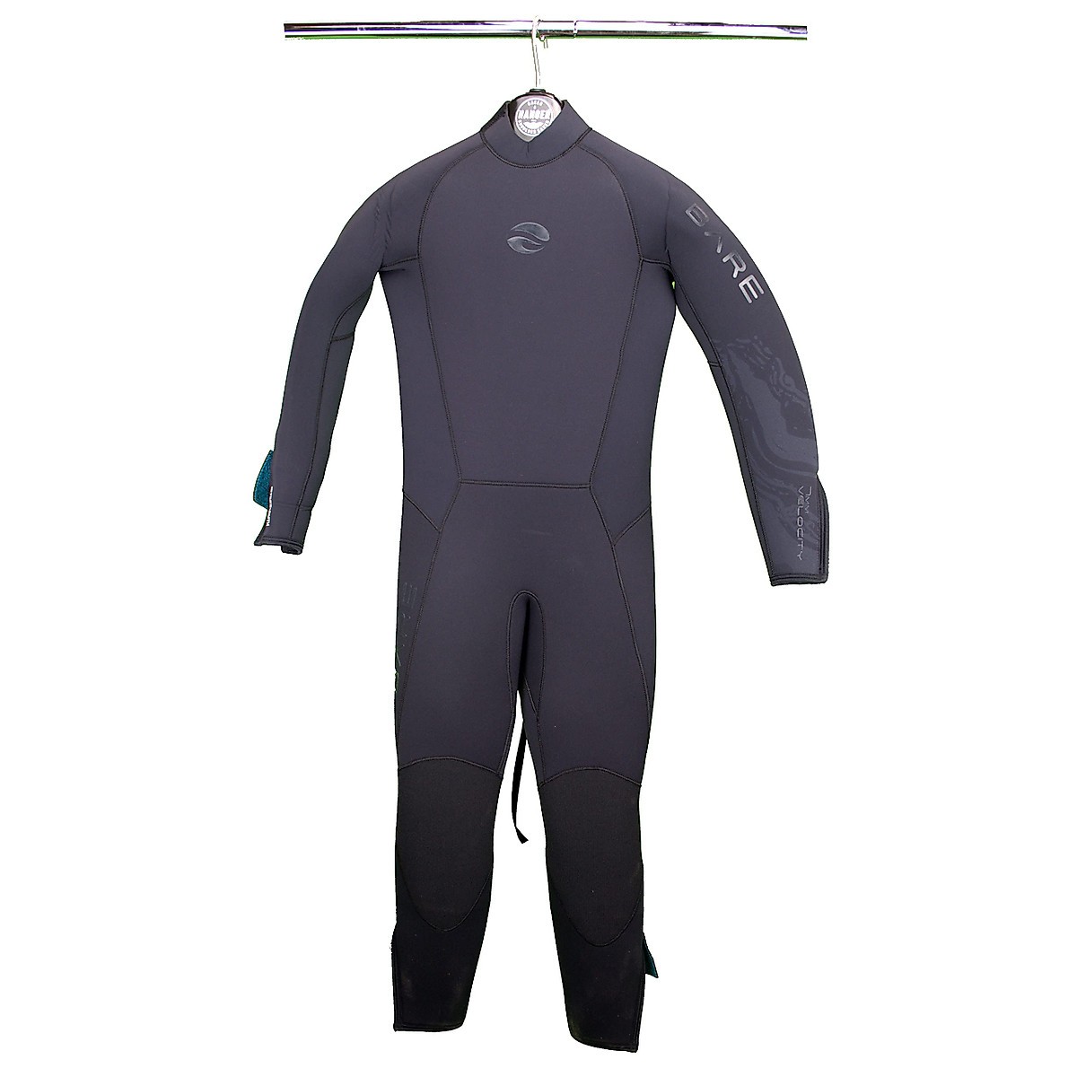 Motorcycle Body Armor Coat Hanger 'Shoulder Saver' by BAKER HANGER - USA Made - 4 Inch Hook (Black)