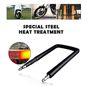 MGUOTP Bicycle Lock Bike U-Lock High End Hydraulic Shear Resistant Lock Motorcycle Lock Convenient Lock Frame Bicycle Accessories-Blue. Bike Locks (Color : Blue) (Color : Green)