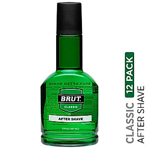 BRUT, After Shave, Solid, Classic scent , 5 oz., (12 Pack)