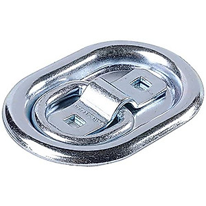 Keeper 89316 4" Recessed Oval Plate Anchor