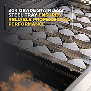 Coyote Ceramic Briquette Flame Tamer Set for 28-Inch Grills, Set of 2 - CBRIQ28