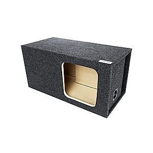 Bbox Single Vented 12 Inch Subwoofer Enclosure Engineered for Kicker Solo-Baric Model L5 & L7 Subwoofers - Car Subwoofer Boxes & Enclosures & Subwoofer Box Improves Audio Quality, Sound & Bass