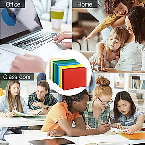 HERKKA Extra Capacity Hanging File Folders, 30 Reinforced Hang Folders, Heavy Duty 2 Inch Expansion, Designed for Bulky Files, Medical Charts, Assorted Colors, Letter Size, 30 Pack