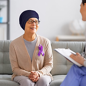 Kisumthy 4 Pieces Cotton Slouchy Chemo Beanies, Chemo Headwear Cancel Hats for Women with Hair Loss