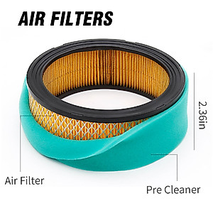 SYOWADA 20570400 Air Filter Kit Replacement for Kohler Ch11-ch16 Ch410-ch450 M18-m20 18-20 Hp Engines, M83646 Air Filter Replacement for Kohler 47 03 04, 47 083 01, 47 083 01-s, 47 883 01