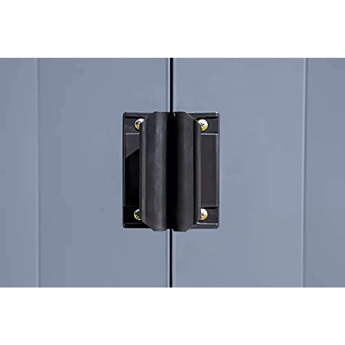 Arrow Sheds 10' x 5' Galvanized Steel 3-in-1 Pad-Lockable Outdoor Utility Storage Shed, Anthracite