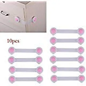vanki 10Pcs Baby Child Infant Toddler Kids Safe Safety Home Toilet Door Wardrobe Cabinet Cupboard Drawer Fridge Lock Latch