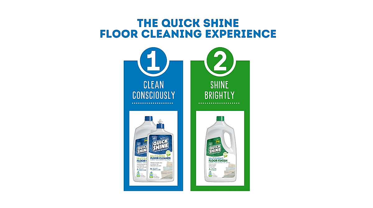 Quick Shine Multi Surface Floor Finish - Protect & Shine Your Floors