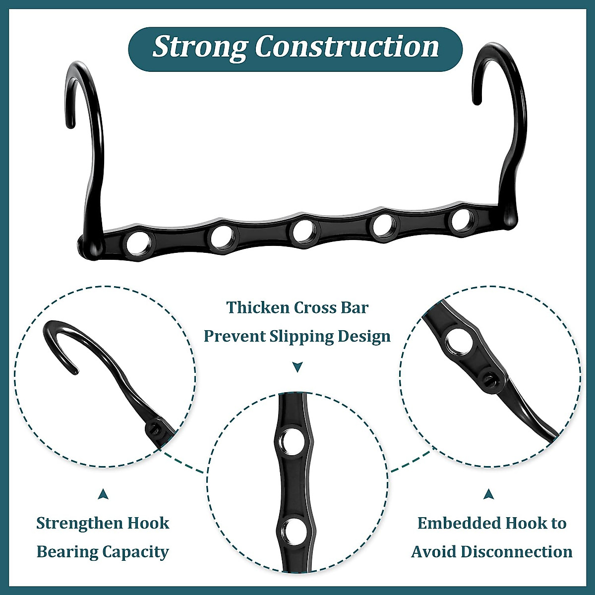 AMKUFO 12 Pack-Closet-Organizers-and-Storage, Hangers-Space-Saving-for-Closet-Organization, Clothes-Hanger-Organizer-Space-Saver-for-College-Dorm-Room-Essentials, Small-Closet-Organizer-Apartment