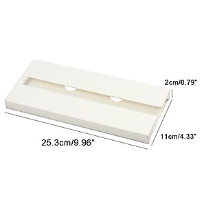 Jwinkumy Wine Glass Rack Under Cabinet, Wine Glass Holder 2 Pack Glasses Storage Under Shelf, Hanging Glass Rack Organizer for Bar Kitchen Restaurant, White