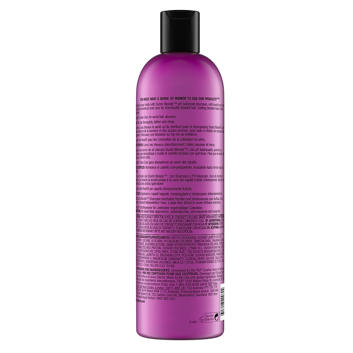TIGI Bed Head Dumb Blonde Shampoo, 25.36 Fl Oz