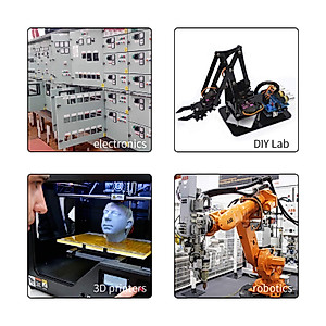 Maexxna 100pcs Nut & Bolt Assortment Sets, Metric Machine Screws Set, Philips&Slot Panhead, Zinc Planted M3 M4 M5 M6, 4 Kinds of Diameter and 6 Kinds of Length