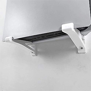 3D Cabin PS5 Wall Mount Wall Bracket Holder Stand for Play Station 5 Disc Triple Support Any Orientation White Left