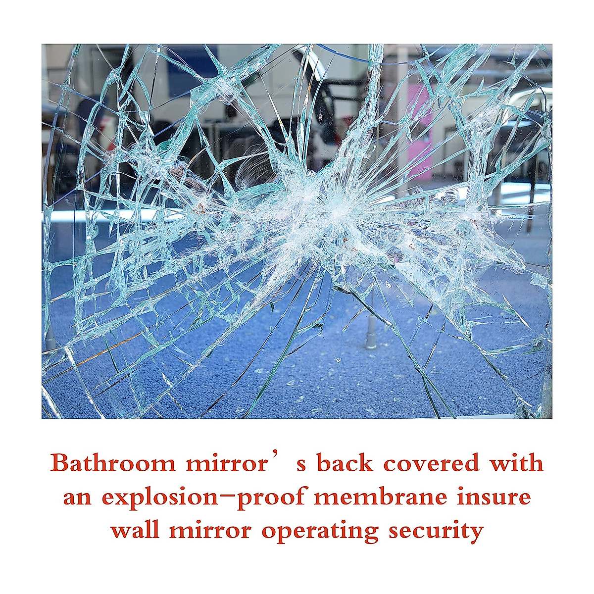 CRUGLA 2 Packs 16x20 Rectangle Wall Mirrors Black Hanging Mirror for Bathroom, Living Room, Bedroom