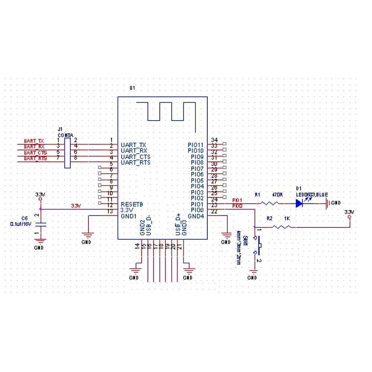 DSD TECH HM-10 Master and Slave Bluetooth 4.0 LE iBeacon Module Compatible with iPhone and iPad and Android 4.3 or Later