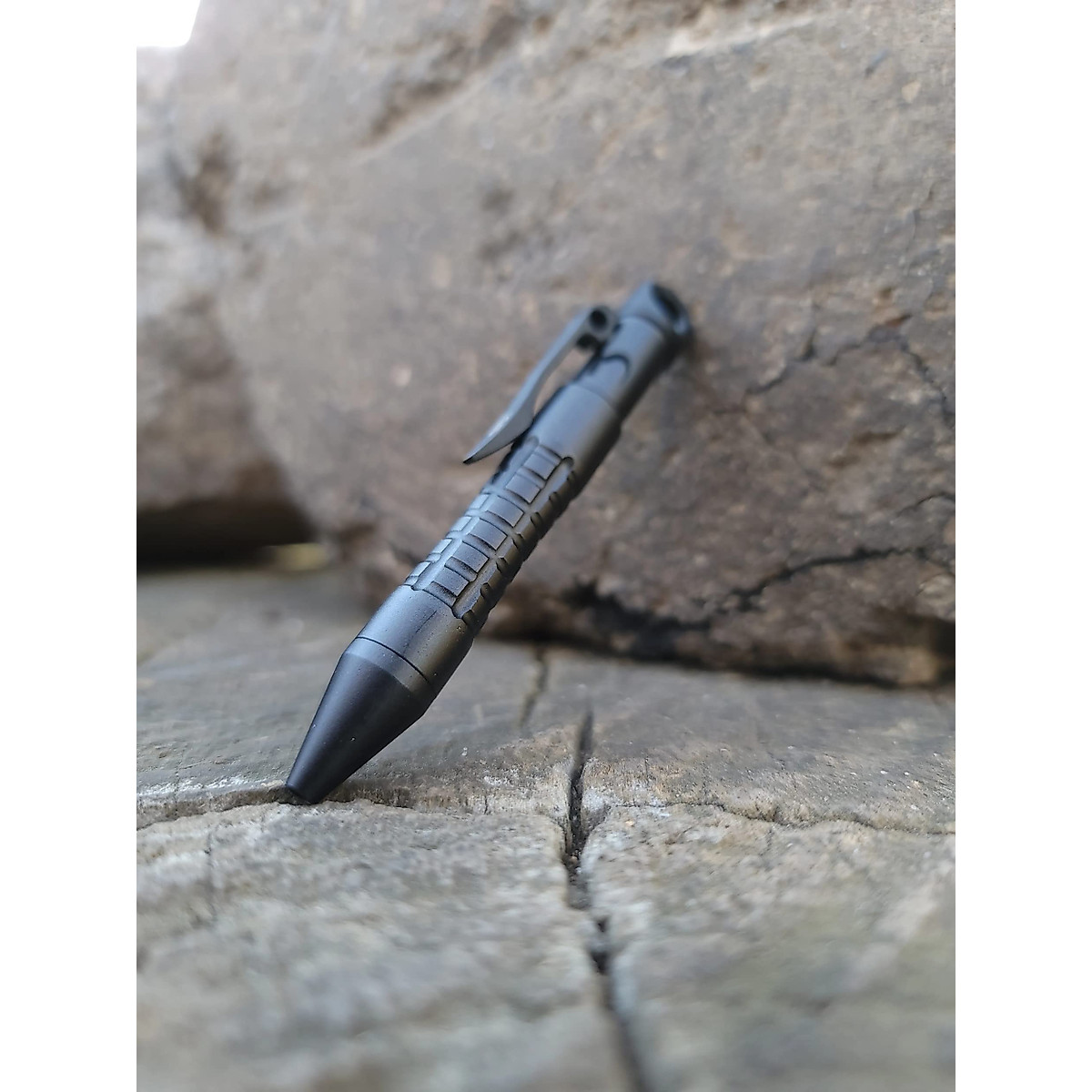 Tatle Gear Bolt Action Mini Pen, Pocket Size EDC Pen, Mini Keychain Pen, Small Lanyard Clip Pen, Aluminum Pen