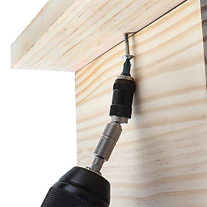 Pivoting Bit Holder Magnetic Pivot Drill Bit Holder Quick Release Flexible Screwdriver Bit Holder for Tight Spaces or Corners