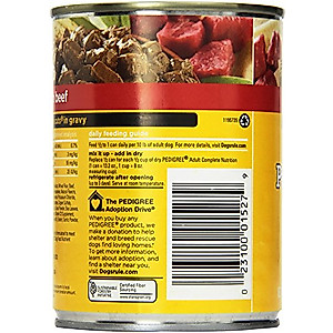 Pedigree Choice Cuts In Gravy With Beef Canned Dog Food 13.2 Ounces (Four 6-Can Cases)